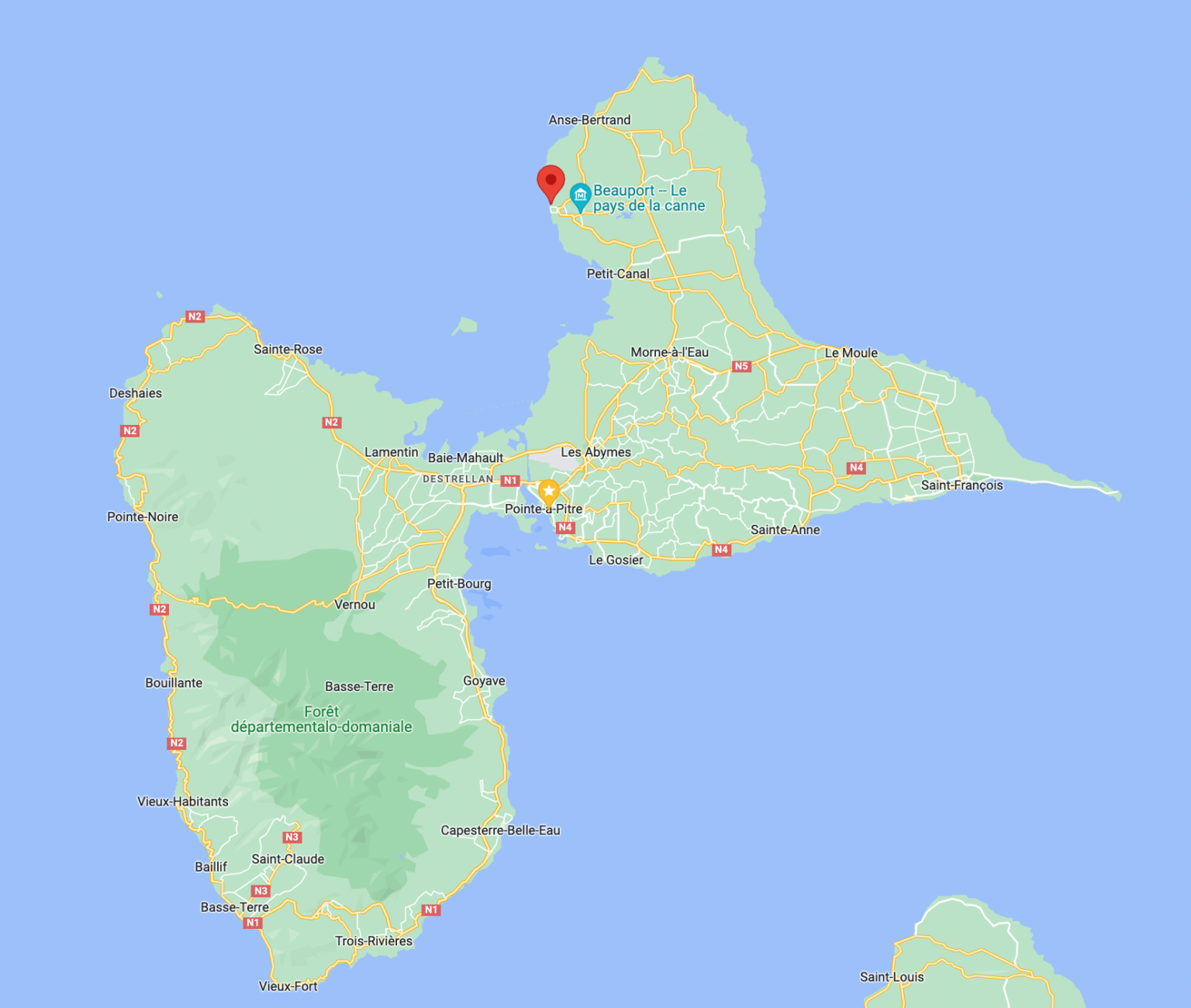 Plage du Souffleur Guadeloupe à Port-Louis : tout savoir