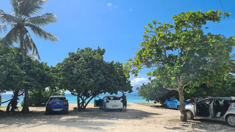La plage de la Caye d'Argent au Gosier